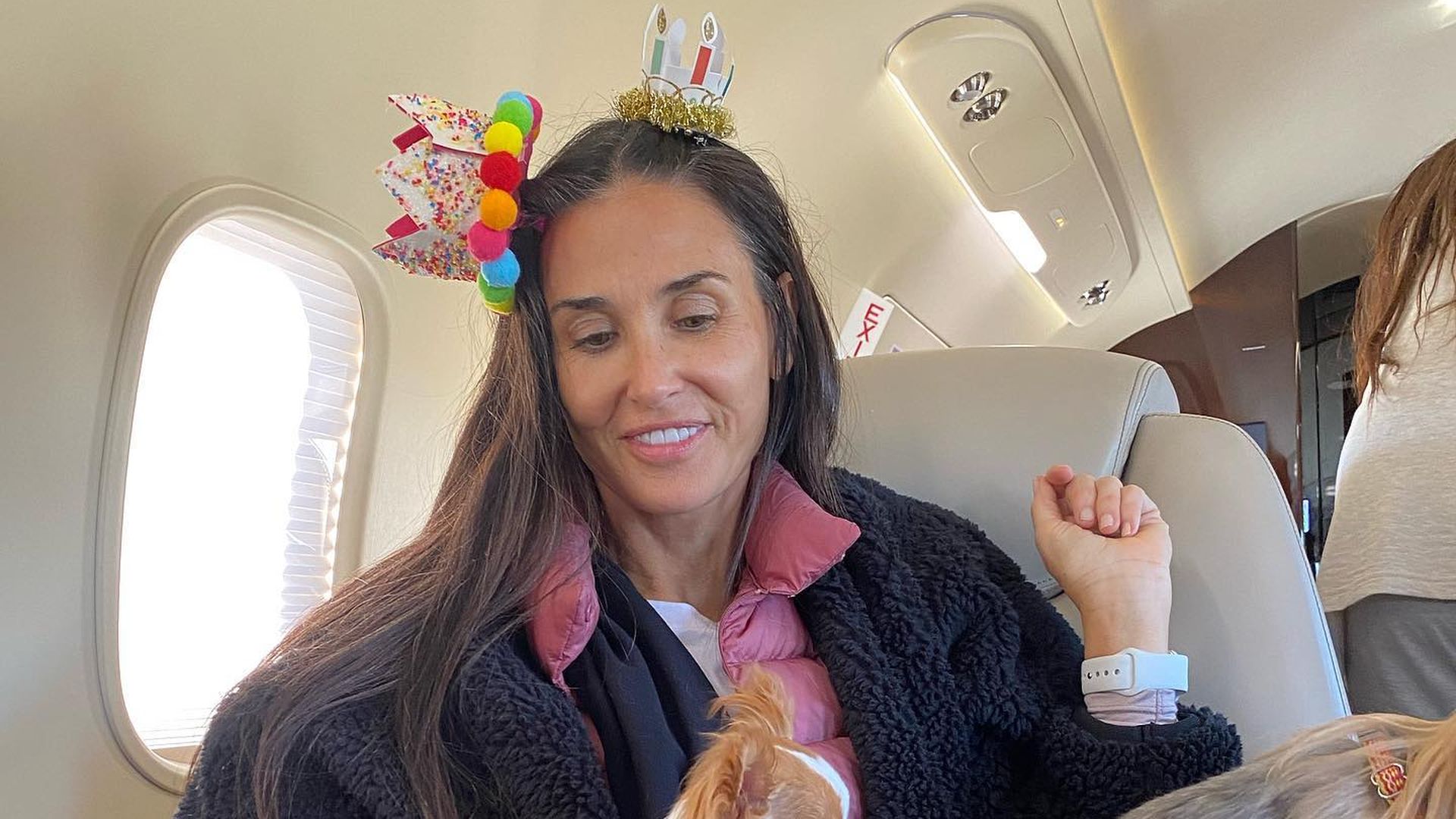 Demi Moore feiert 60. Geburtstag mit Familie im Privatjet