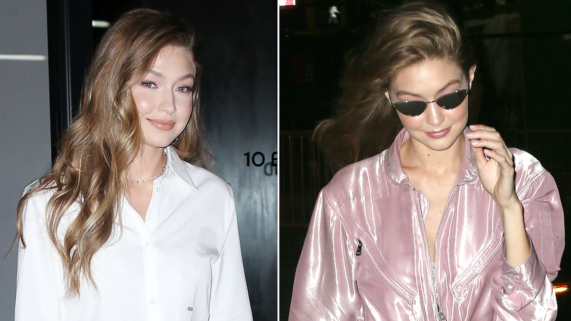 Kuriose Looks: Gigi Hadid mit Augen-Rock & Glitzer-Overall | Promiflash.de