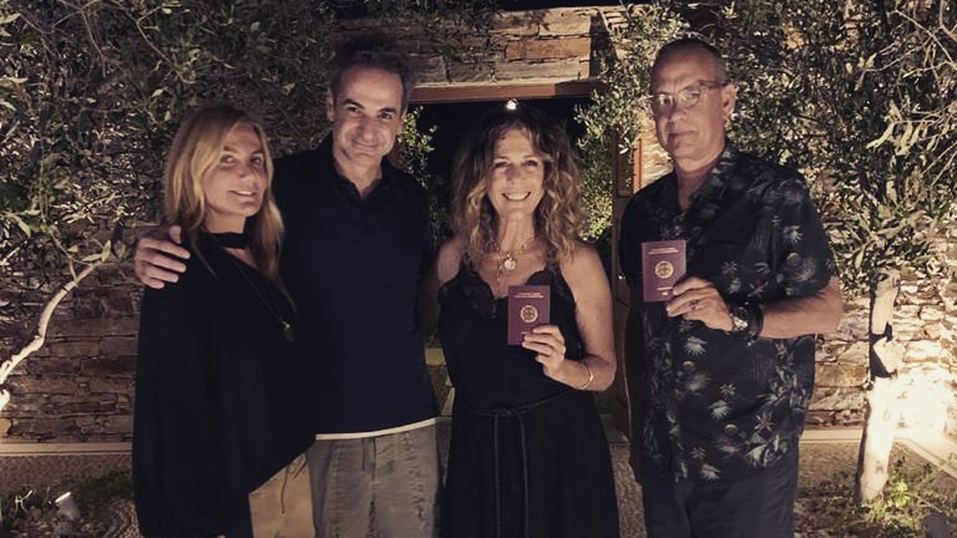 Tom Hanks und Rita Wilson sind jetzt offiziell Griechen!