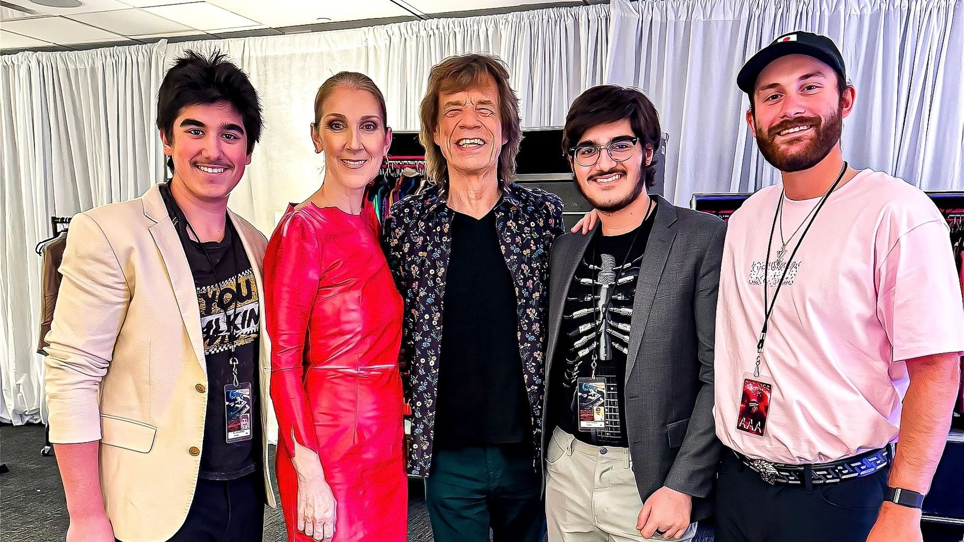 Céline Dions Zwillinge (13) sind so groß wie Mick Jagger!