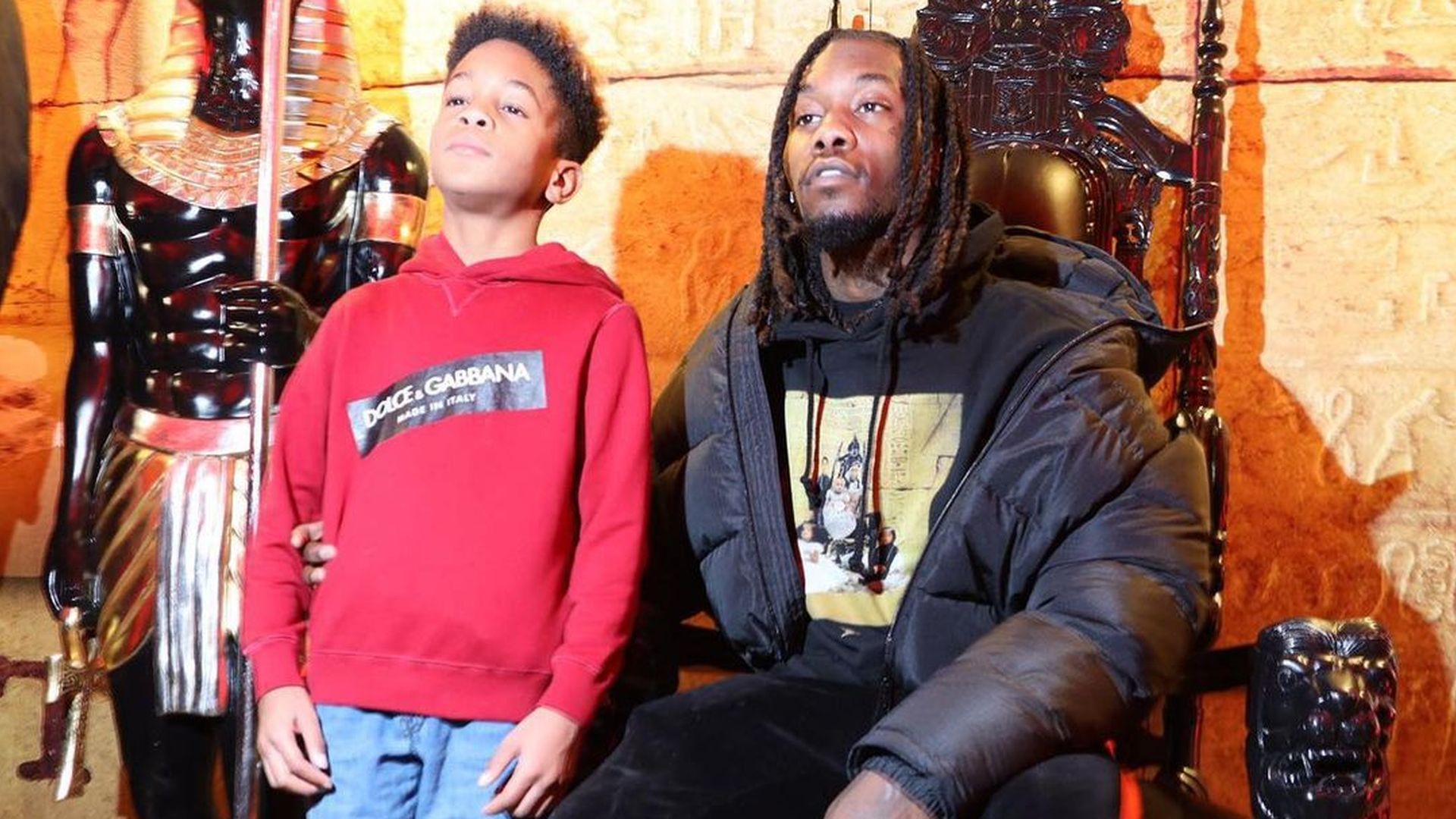 So süß gratuliert Offset seinem Sohn Jordan zum Geburtstag!