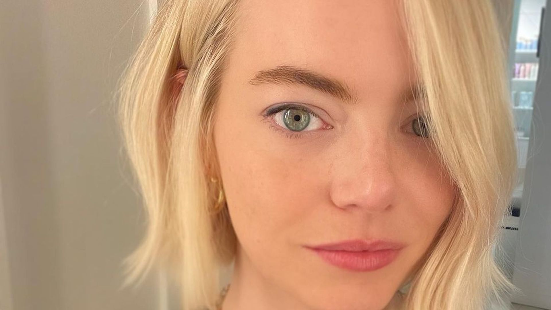 Bye-bye, rote Haare: Emma Stone trägt nun einen blonden Bob