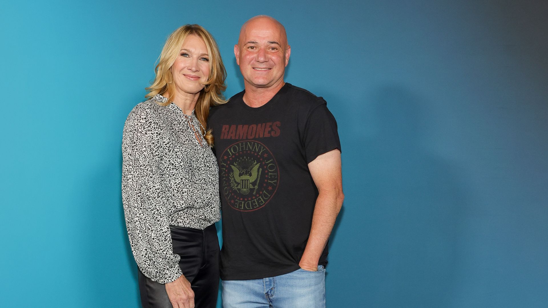 Steffi Graf En Andre Agassi