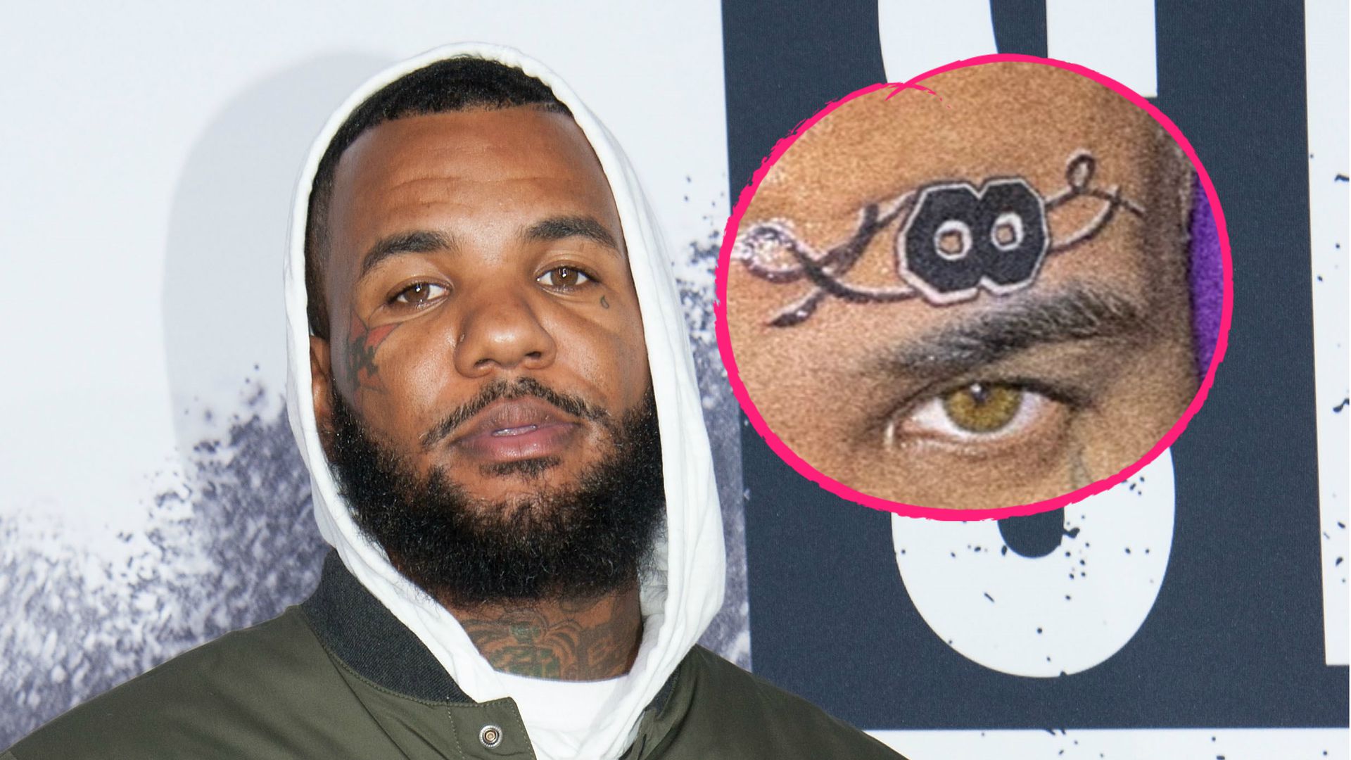 Das Spiel Rapper Gesicht Tattoo