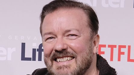 Comedian Ricky Gervais wird auf dem Walk of Fame verewigt